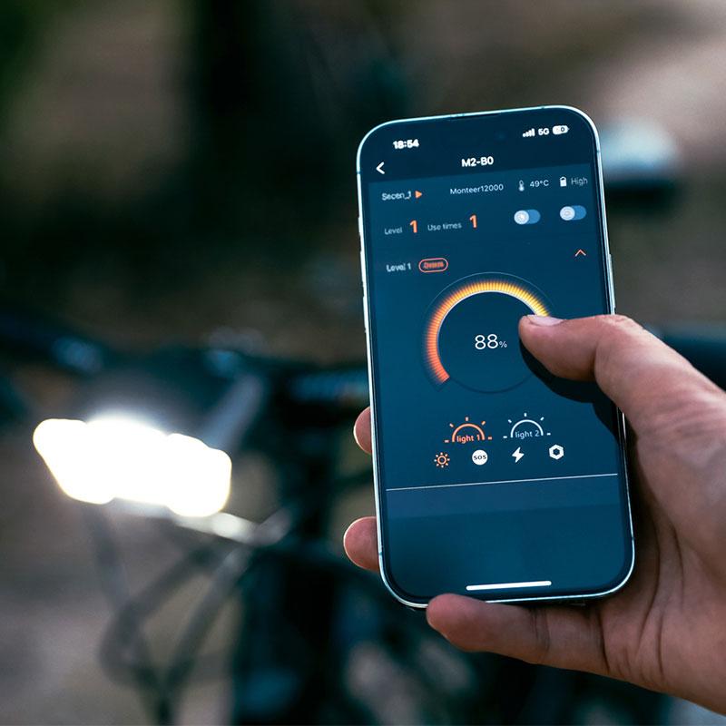 MONTEER 12000 Mountain/Gravel/Downhill Bike Light – Magicshine Bike Lights